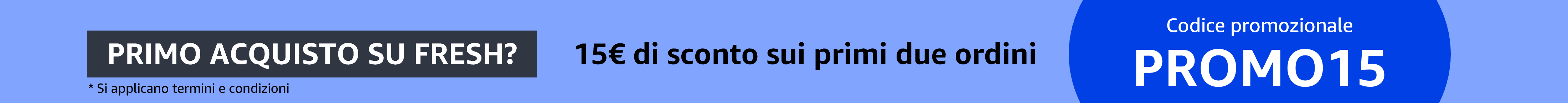 Ricevi i tuoi ordini Amazon Fresh in giornata con Amazon Prime