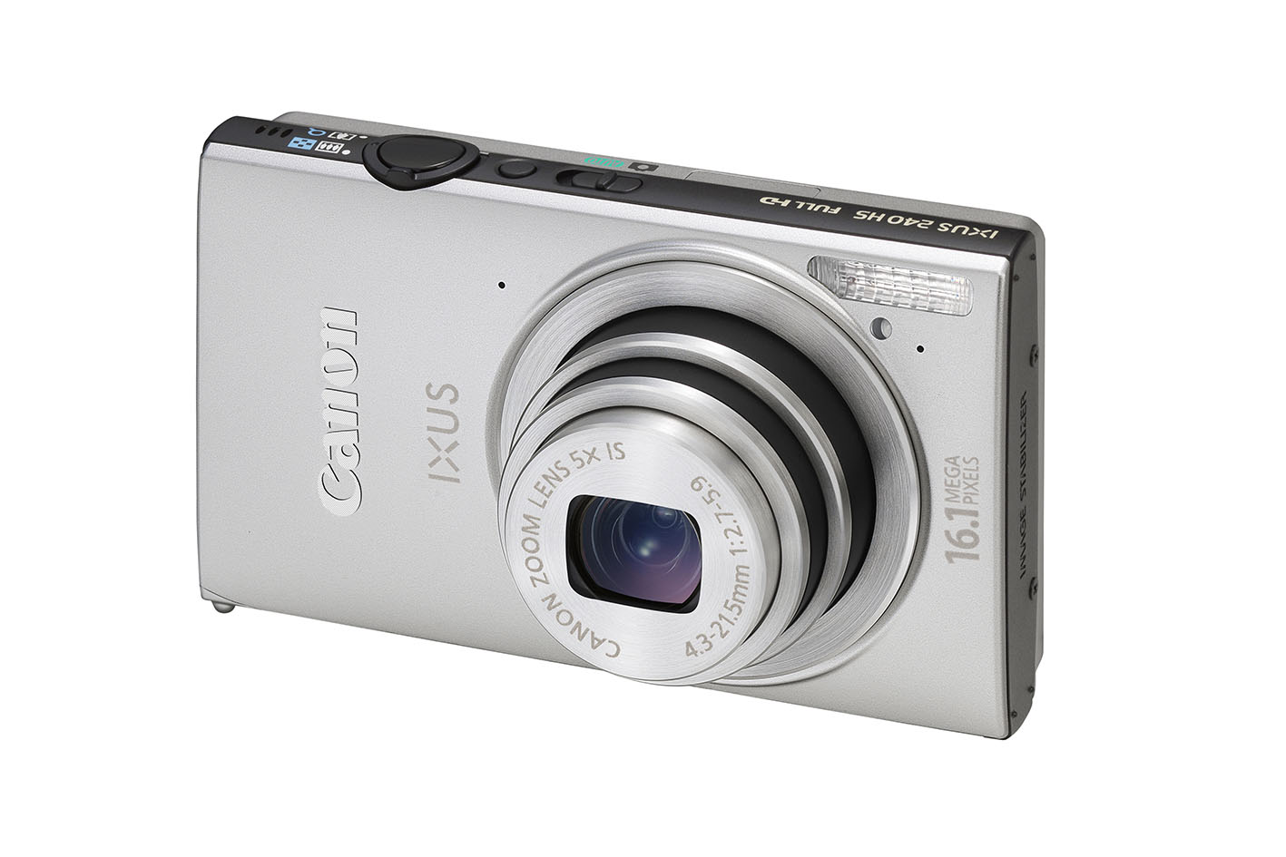 Canon IXUS 240 HS Fotocamera Compatta Digitale, 16.1MP, Grigio: Amazon ...