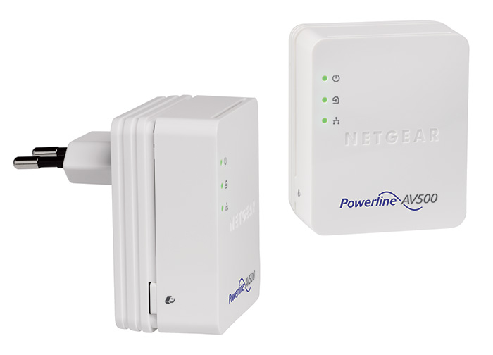 Netgear XAVB5201 Kit di 2 Adattatori Nano Powerline AV500 Mbit, 1 porta ...