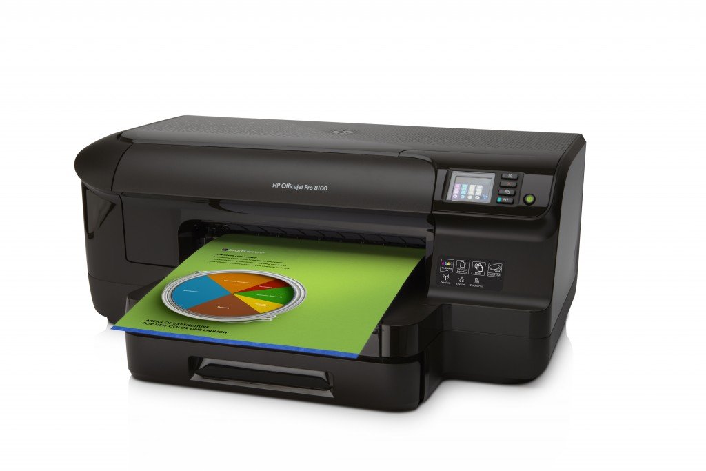 HP Officejet Pro 8100 - Impresora de tinta (B/N 35 PPM), color negro ...