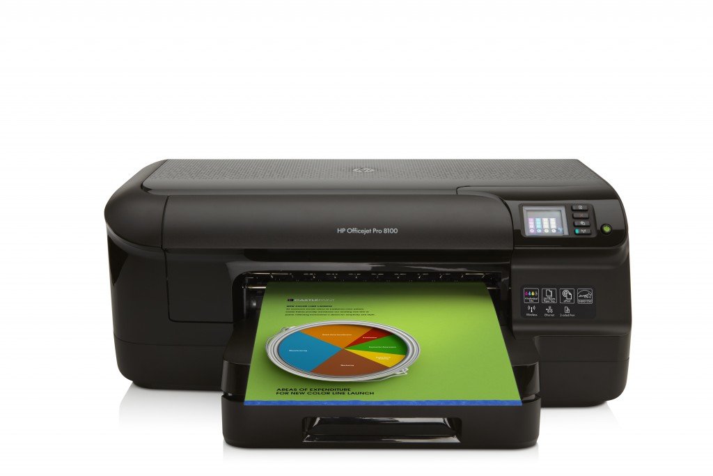 HP Officejet Pro 8100 - Impresora de Tinta (B/N 35 PPM), Color Negro ...