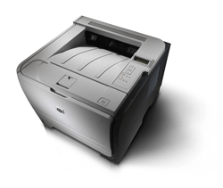 HP LaserJet P2055D - Impresora láser color blanco y negro (33 ppm ...