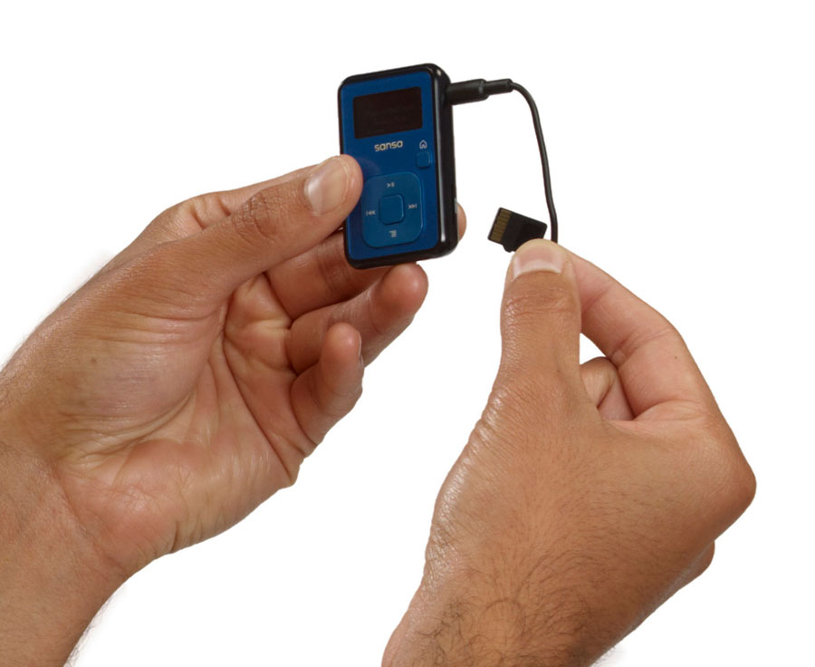 SanDisk Sansa Clip+ 4GB MP3 Player with Radio and Expandable MicroSD ...