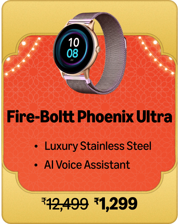 Buy Smartwatches Online with Upto 70% OFF at Amazon Great Indian Sale