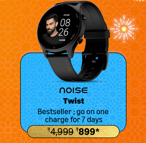 Buy Smartwatches Online with Upto 70% OFF at Amazon Great Indian Sale