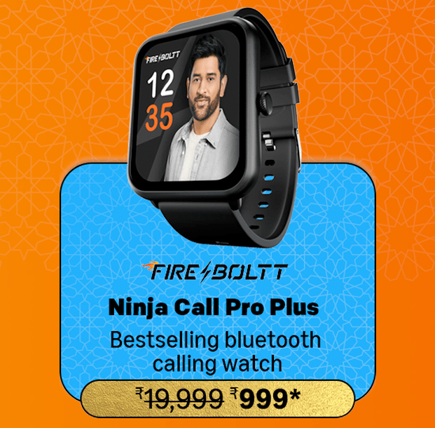 Buy Smartwatches Online with Upto 70% OFF at Amazon Great Indian Sale