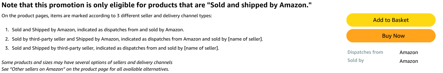 Amazon.se: Terms & Conditions: Everything Else