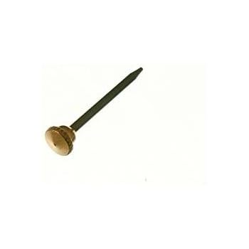 PICTURE PHOTO HANGING HOOK PINS KNURLED BRASS HEAD ( pack of 100 ...