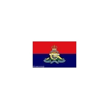 5ft x 3ft ROYAL ARTILLERY REGIMENT FLAG BANNER DECORATION by Emblems ...