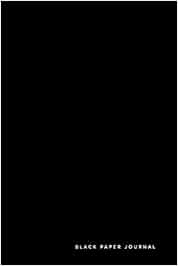 Buy Black Paper Journal: 6x9 Solid Black Journal With Black Pages ...