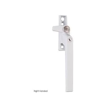 WDS Lancs Cotswold Cockspur uPvc Window Handle Right - White - 21mm ...