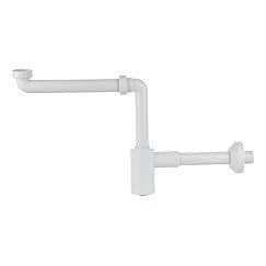 Waschtisch Raumsparsiphon DN 32 Kunststoff weiß: Amazon.de: Baumarkt