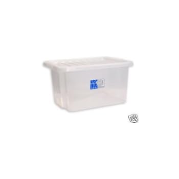 35 Litre Plastic Storage Box & Lid - Pack of 10: Amazon.co.uk: Office ...