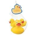 Quackers Ducks PK/3 - yellow rubber ducks : Amazon.co.uk: Toys & Games