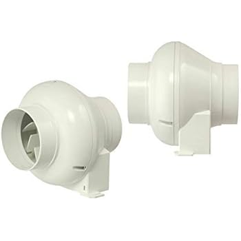 Manrose SF100S 100mm 240V Standard Inline Axial Fan Kit: Amazon.co.uk ...