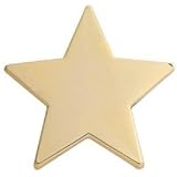 Gold Star Pin badge - Pack of 10 : Amazon.co.uk: Clothing