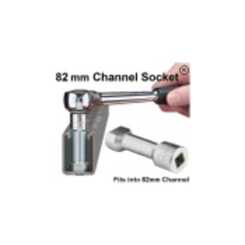 17mm Channel Socket for 41mm Unistrut Type Channel - (CSM10): Direct ...