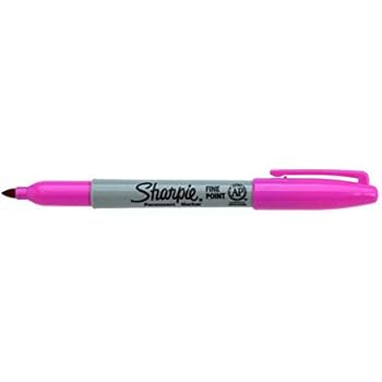 Sharpie Fine Point Permanent Marker (Pink): Amazon.co.uk: Office Products