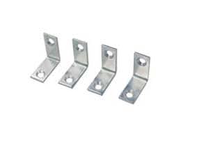4 Winkel Winkelverbinder Bauwinkel Metallwinkel 25mmV: Amazon.de: Garten