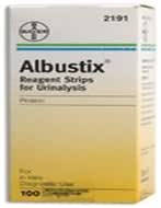 Albustix Reagent Strips for Urinalysis, Tests for Protein - 100 ea ...
