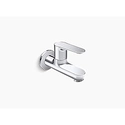KOHLER Cuff 98100IN-0 ABS Health Faucet (White) + KOHLER July 16093IN-4 ...