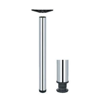 Adjustable Breakfast Bar Worktop Support Table Leg 60mm Chrome: Amazon ...