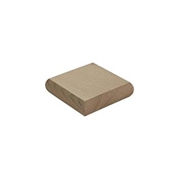 Flat Newel Post Cap For 90mm Newel Posts (Full, Oak): Amazon.co.uk: DIY ...