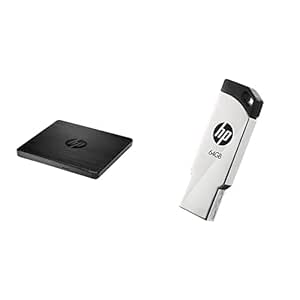 Amazon.in: Buy HP F6V97AA#ACJ External USB DVD-RW Drive & v236w 64GB ...