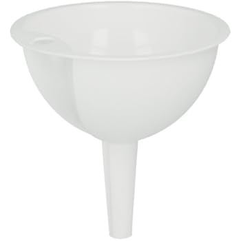 Whitefurze 14cm Clear Plastic Funnel: Amazon.co.uk: Kitchen & Home