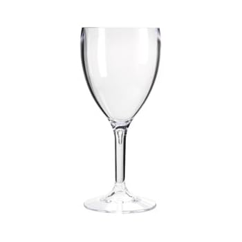 MICHLEY Unbreakable Plastic Wine Glasses Reusable, 100% Tritan-Plastic ...
