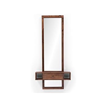 Urban Ladder Ohio Mirror (Finish : Teak): Amazon.in: Home & Kitchen