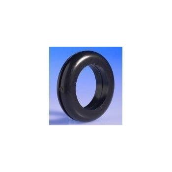 10 x PVC Electrical Wiring Black Back Box Grommets Open 20mm: Amazon.co ...