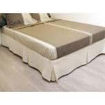 100% Discount Bed Base Cover 3 Folds 160 x 200 cm Beige: Amazon.co.uk ...