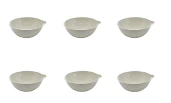 Labworld evaporating dish 80mm dia pack of 6 40 ml 3.25 inches for ...