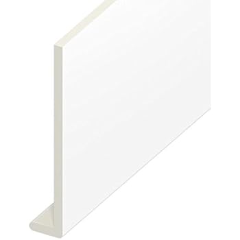 White, 225mm UPVC Fascia Capping Board 9mm Thick x 5m Length Plastic ...