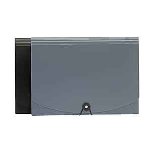 AmazonBasics Expanding File Folder, Letter Size (Fits A4 Paper) - Black ...