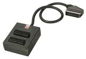 SCART Splitter - 2 Way, Non-Switched, RGB Support: Amazon.co.uk ...
