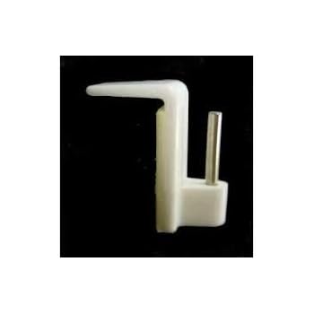 Lot de 4 supports tringle spéciale fenêtre pvc: Amazon.fr: Cuisine & Maison