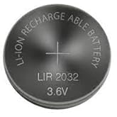 LIR2032 Rechargeable Battery, 3.6V, Lithium Ion Coin Cell : Amazon.in ...