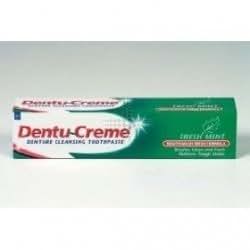 THREE PACKS of Dentu-Creme Denture Cleansing Toothpaste x 75ml: Amazon ...