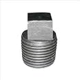 1/2 inch BSP Male Thread Square Head Steel (GI) Dummy Plug - 2 Nos ...
