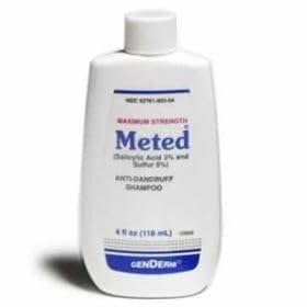 Meted Anti-Dandruff Shampoo - 4 oz by MET-ED: Amazon.co.uk: Beauty