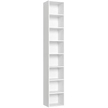 Cd/Dvd Storage Tower in White, Hallo1: Amazon.co.uk: Kitchen & Home