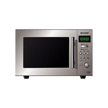 Sharp R24STM Compact Solo Stainless Steel 20L 800W Microwave: Amazon.co ...