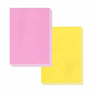 Escaper Rose & Lemon Colour Paper A4 Size Bundle (500 Sheets Pack - 250 ...