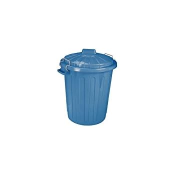 CURVER Abfalltonne Oscar 40x35x45cm in blau, Plastik, 40 x 35 x 45 cm ...