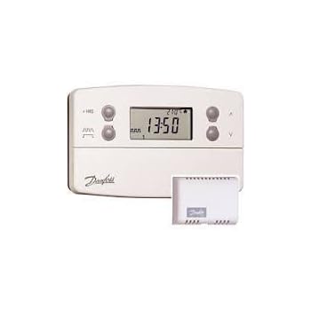Danfoss tp9000 programmable room thermostat with hot water timer 230v ...
