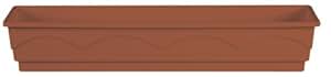Emsa 501839 LAGO Window Box AC 100 x 22 x 18 cm terracotta: Amazon.co ...