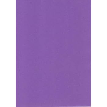 Ream of 500 x 80gsm Deep Purple A4 Coloured Copier Printer Craft Paper ...