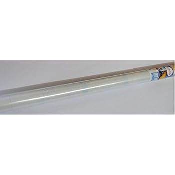 Clear Protective Sticky Vinyl Fablon - 2m x 45cm Roll: Amazon.co.uk ...